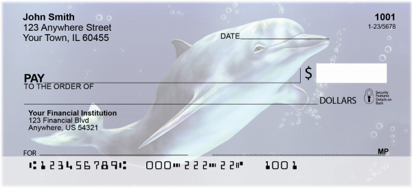 Friendly Dolphins Personal Checks